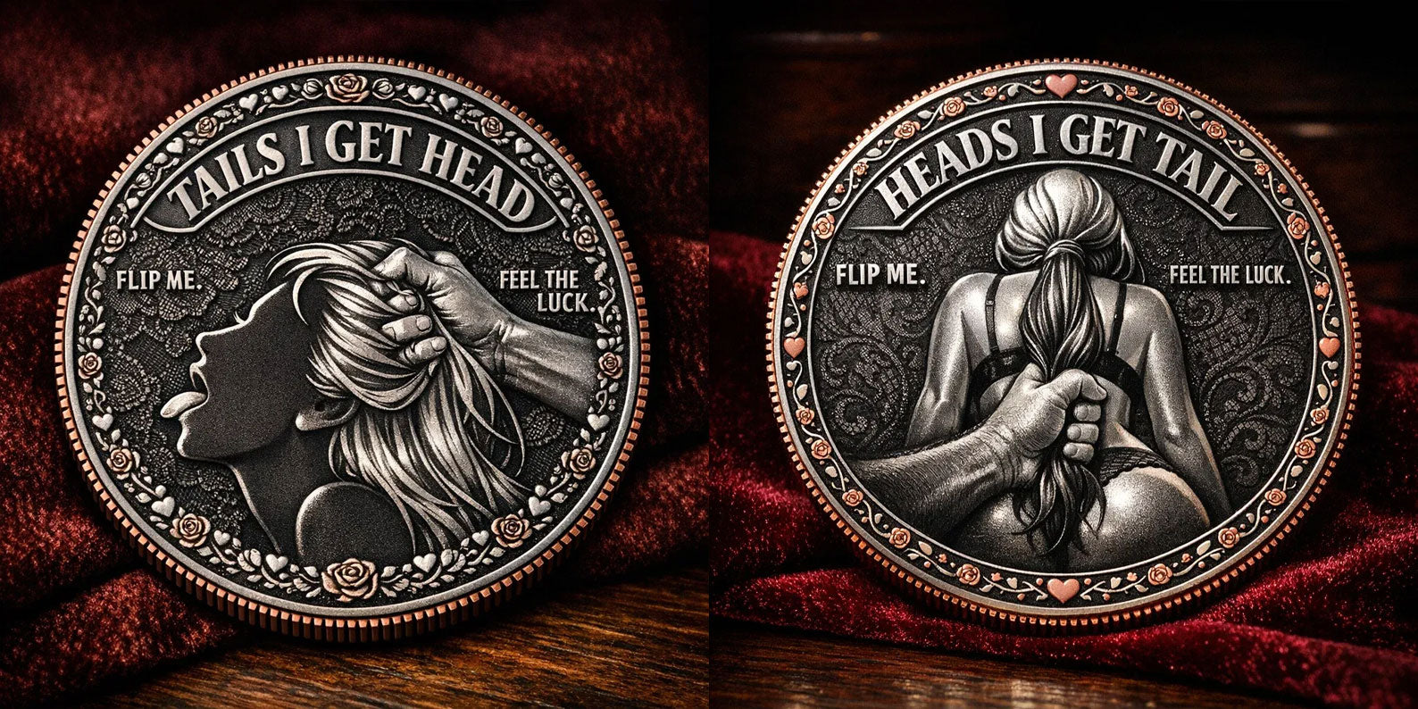 🌹Early Valentine Sale 60% OFF - ️Heads I Get Tail / Tails I Get Head ...