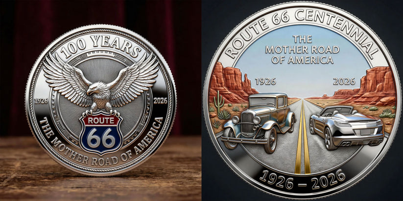 🏆Flash Sale 60% OFF -🛣️ Route 66 – 100 Years of Freedom Commemorative ...
