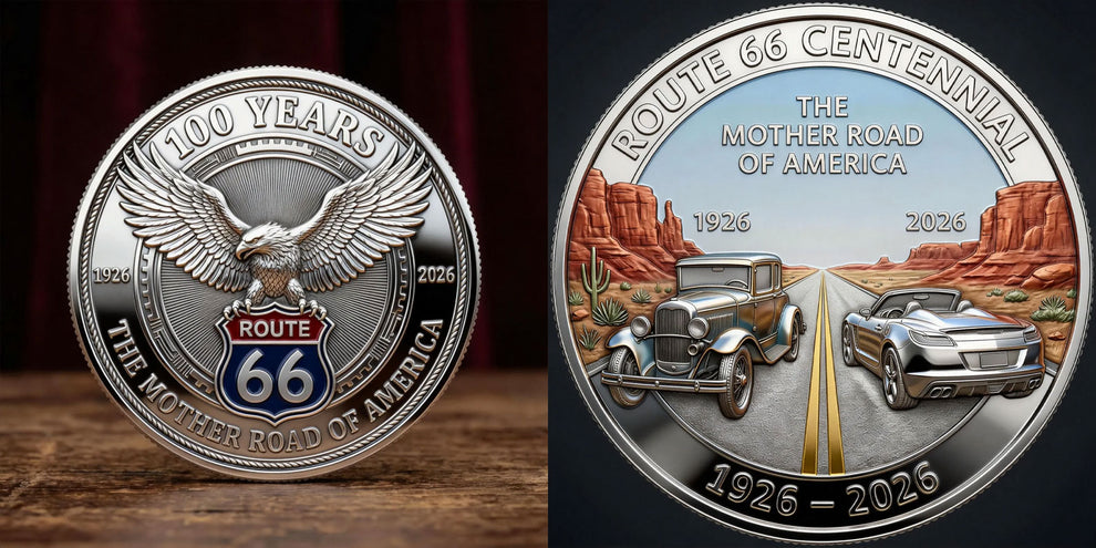 🏆Flash Sale 60% OFF -🛣️ Route 66 – 100 Years of Freedom Commemorative ...